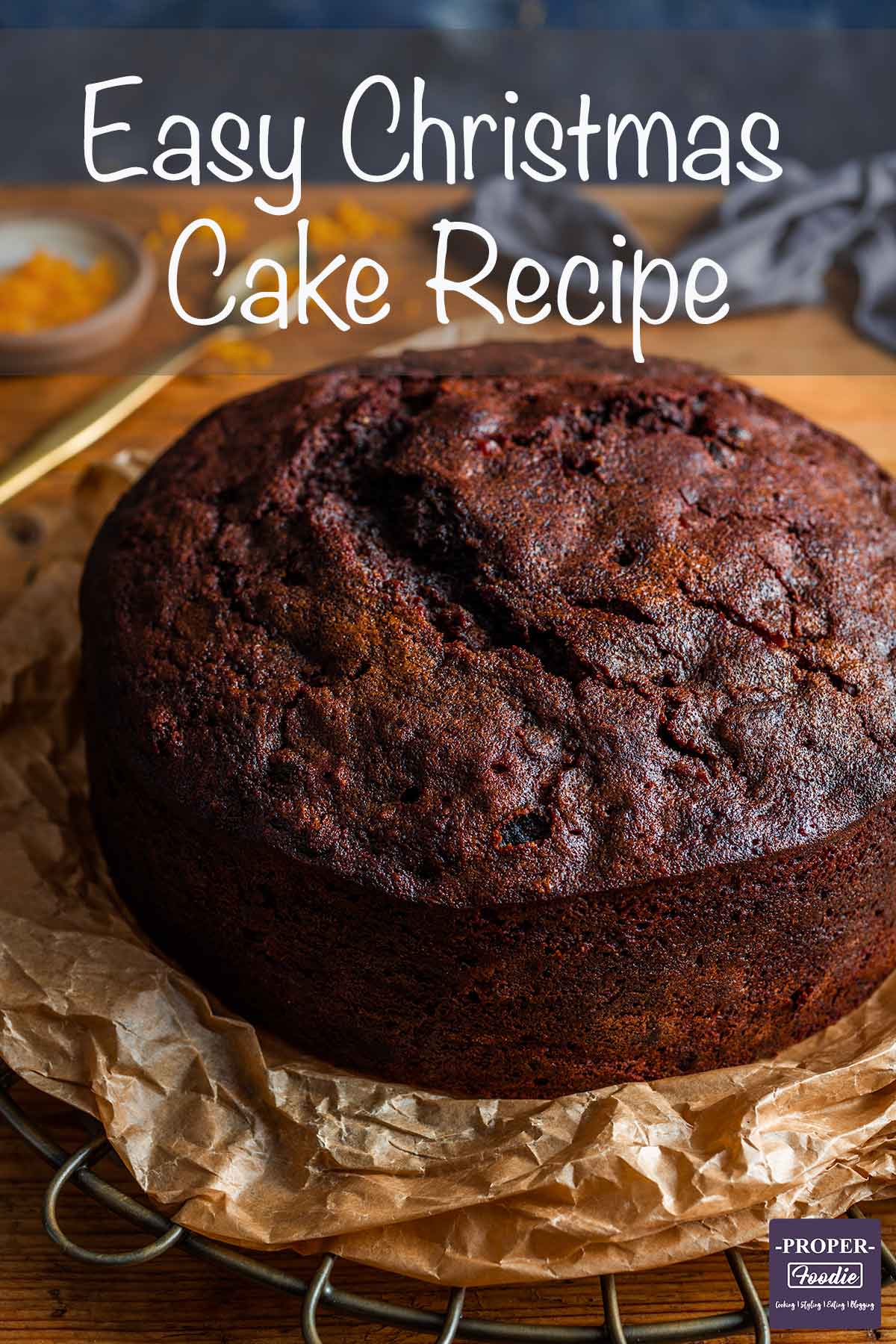 Easy Christmas Cake Recipe - ProperFoodie
