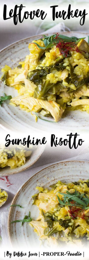 Leftover turkey sunshine risotto with saffron and tarragon - ProperFoodie