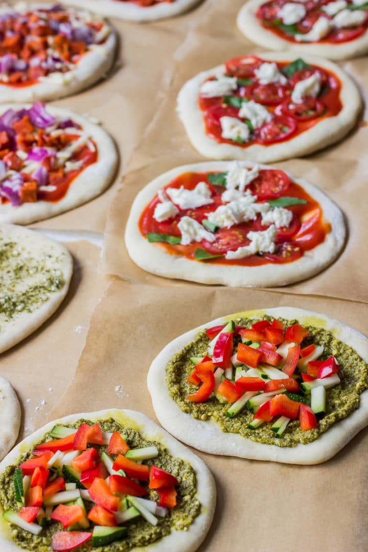Mini pizza for the school holidays make your own dough! - ProperFoodie