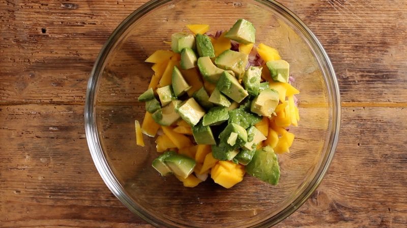 Mango Avocado Salad - perfect with anything spicy - ProperFoodie