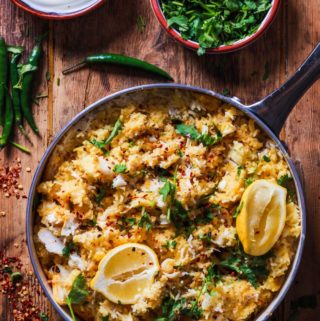 Fish Biryani - Cod cooked in biryani sauce with rice - ProperFoodie