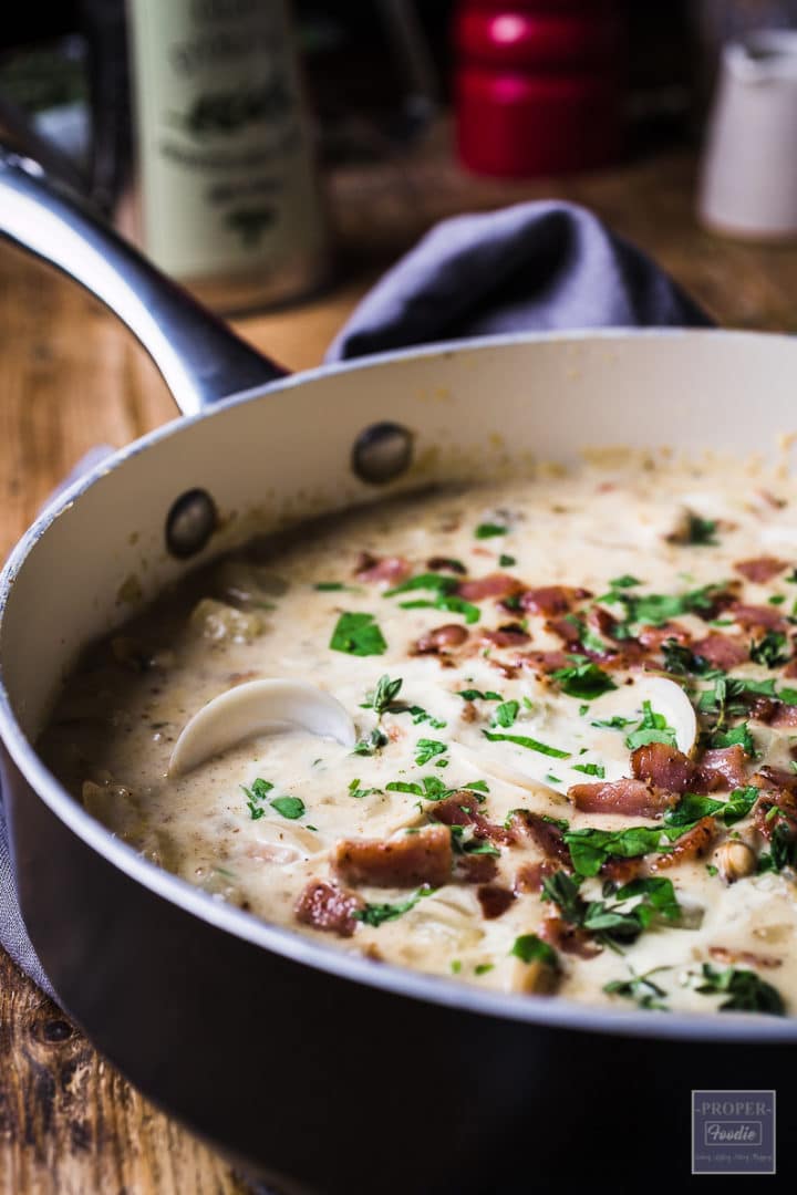 Clam Chowder (Recipe video + Step-by-Step guide) - ProperFoodie