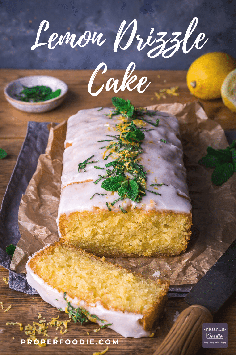 Lemon Drizzle Cake Recipe - (Video + Step-by-Step Guide)