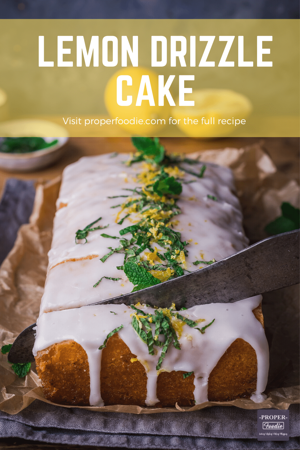 Lemon Drizzle Cake Recipe - (Video + Step-by-Step Guide)