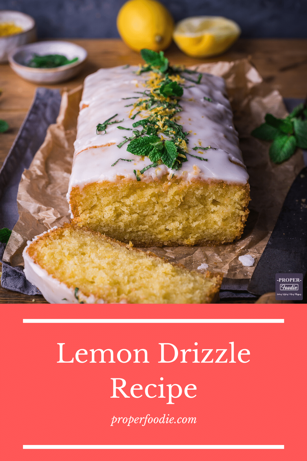 Lemon Drizzle Cake Recipe - (Video + Step-by-Step Guide)