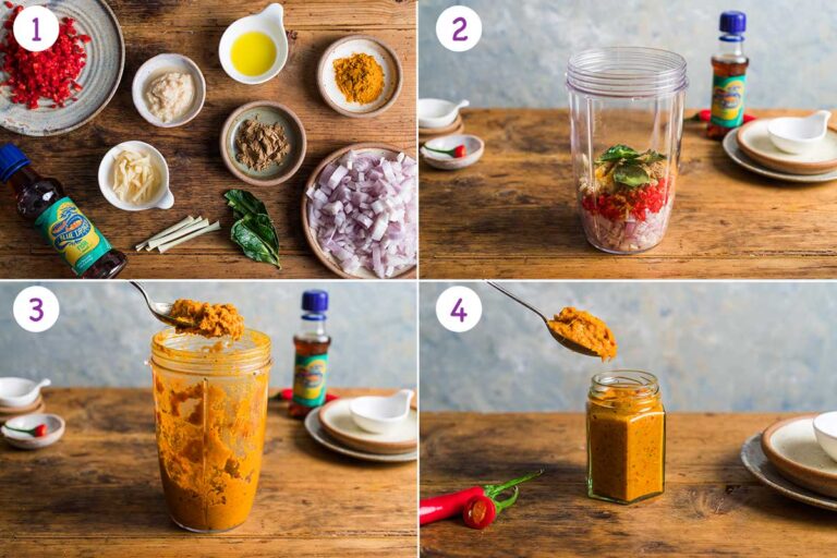 Thai Red Curry Paste - homemade in 10 minutes - ProperFoodie
