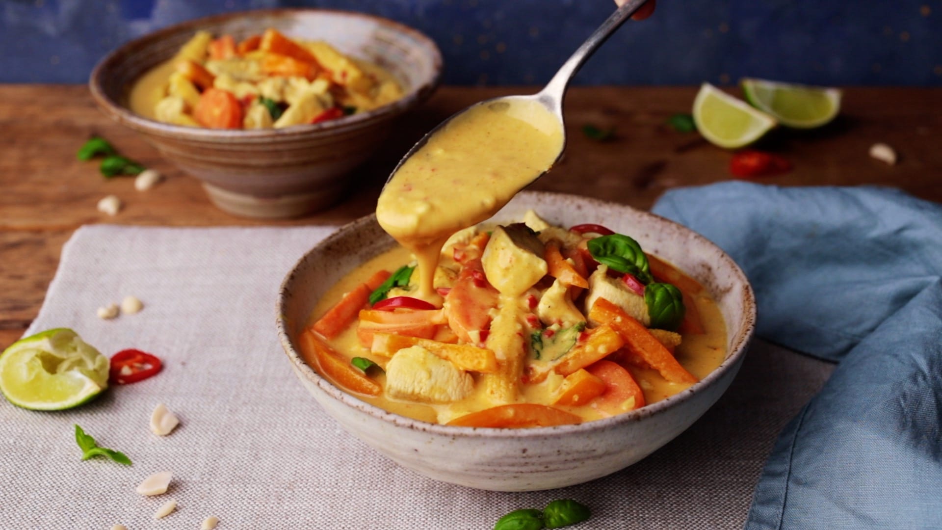 Chicken Panang Curry (+ Video and Step by Step Guide) - ProperFoodie