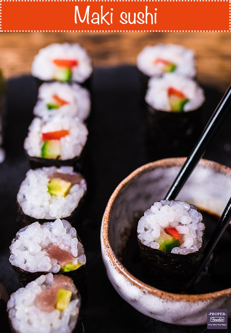 Maki Sushi - Step by Step Guide and Video - ProperFoodie