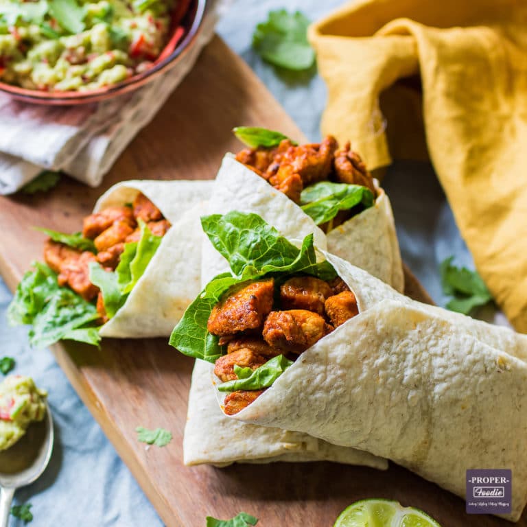 Healthy Chicken Wraps - ProperFoodie