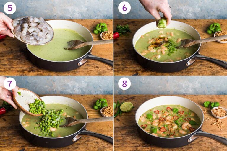Thai Green Prawn Curry with Edamame Beans - ProperFoodie